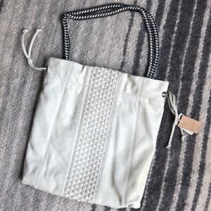 Linea Pelle | Bags | Linea Pelle Collection Rare Jules Cream Tote Bag ...